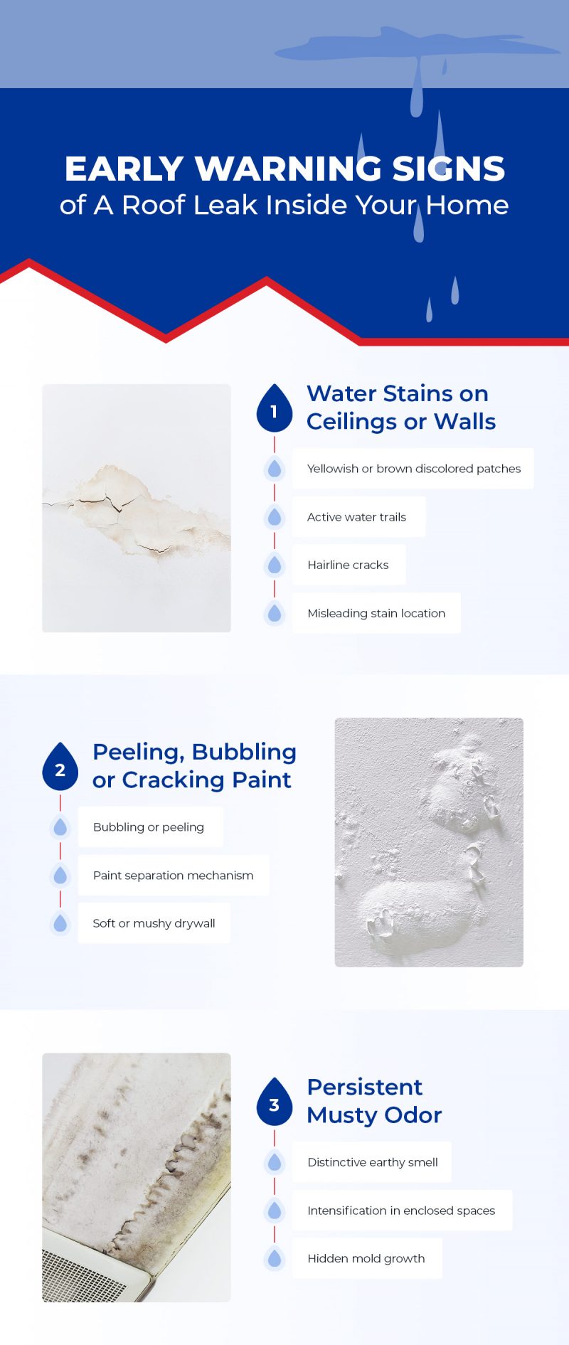 How to Spot Early Signs of a Roof Leak Before It Spreads
